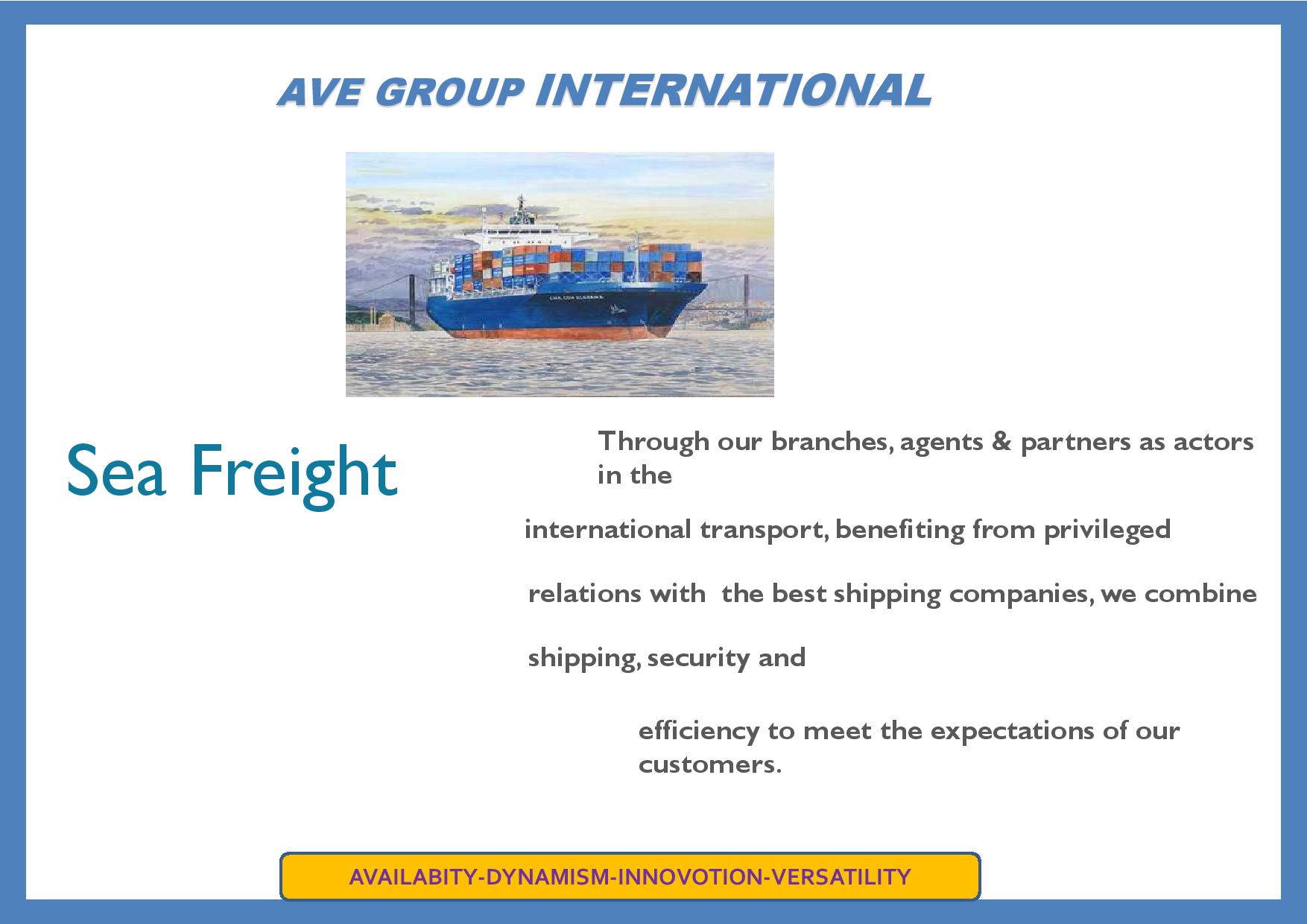 Logistique – AVE GROUP INTL