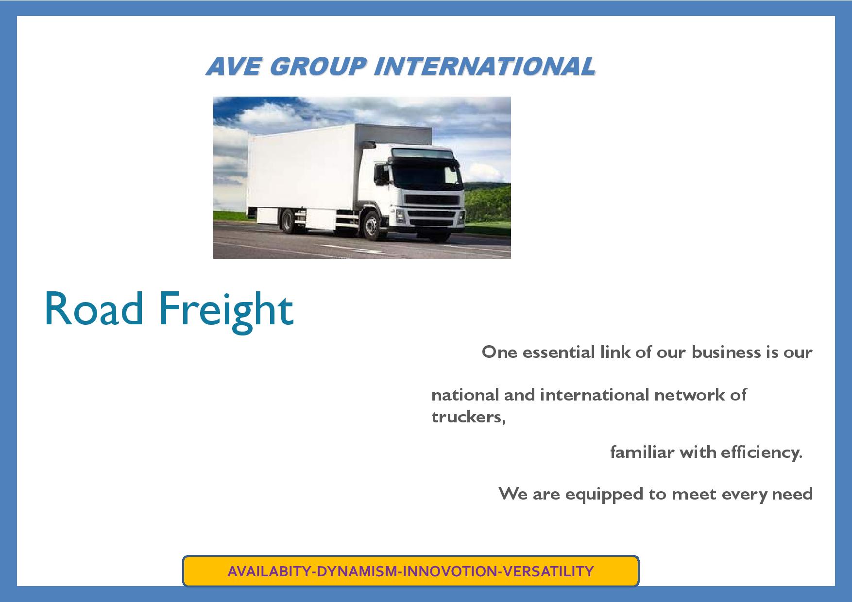 Logistique – AVE GROUP INTL